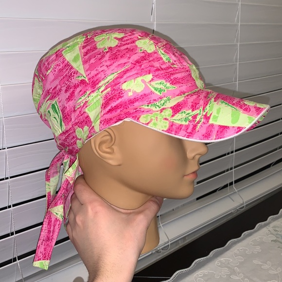 Primark | Accessories | Bright Floral Pink And Green Colored Cap With ...
